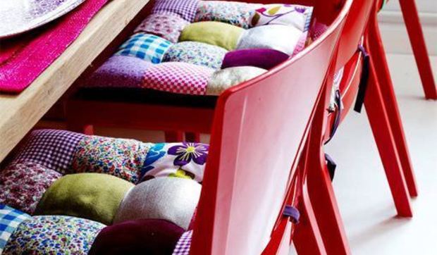 Cojines de patchwork